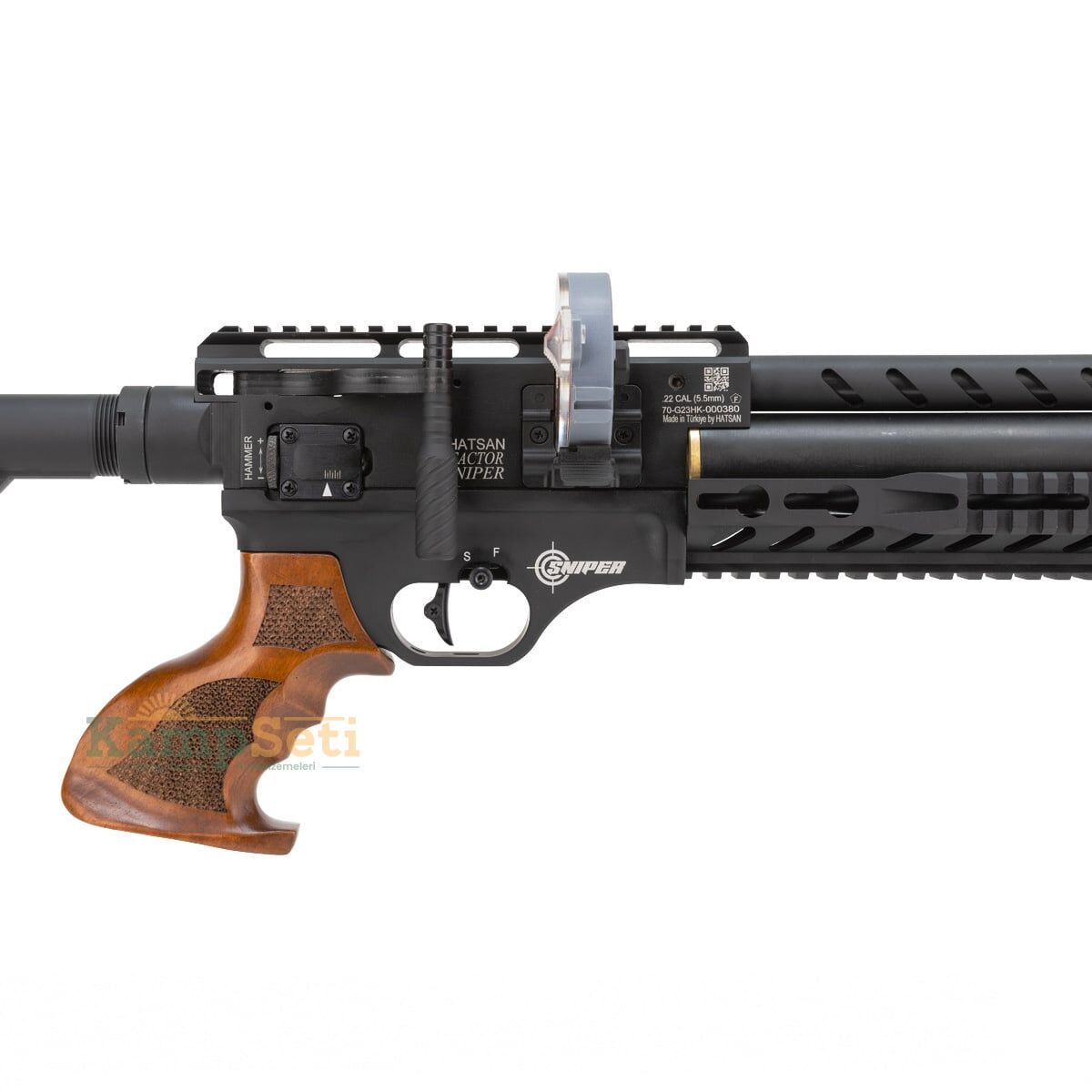 Premium Set Hatsan Factor Sniper Long PCP Havalı Tüfek - Kamp Seti