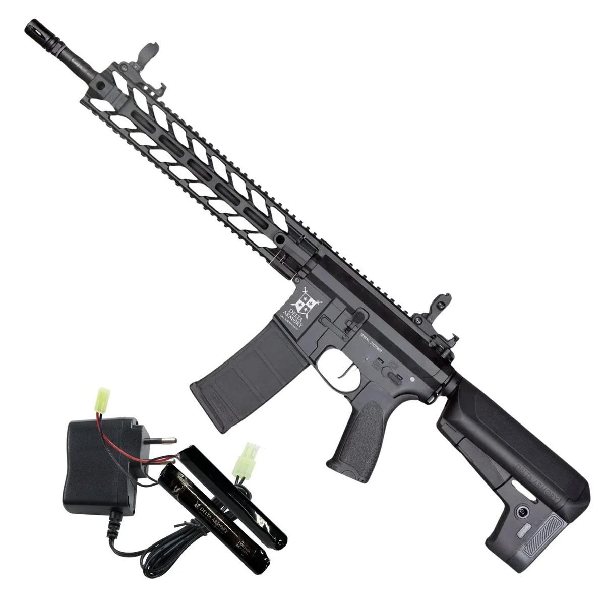 Delta Armory AR15 M-LOK Long Bravo Airsoft Tüfek - Kamp Seti