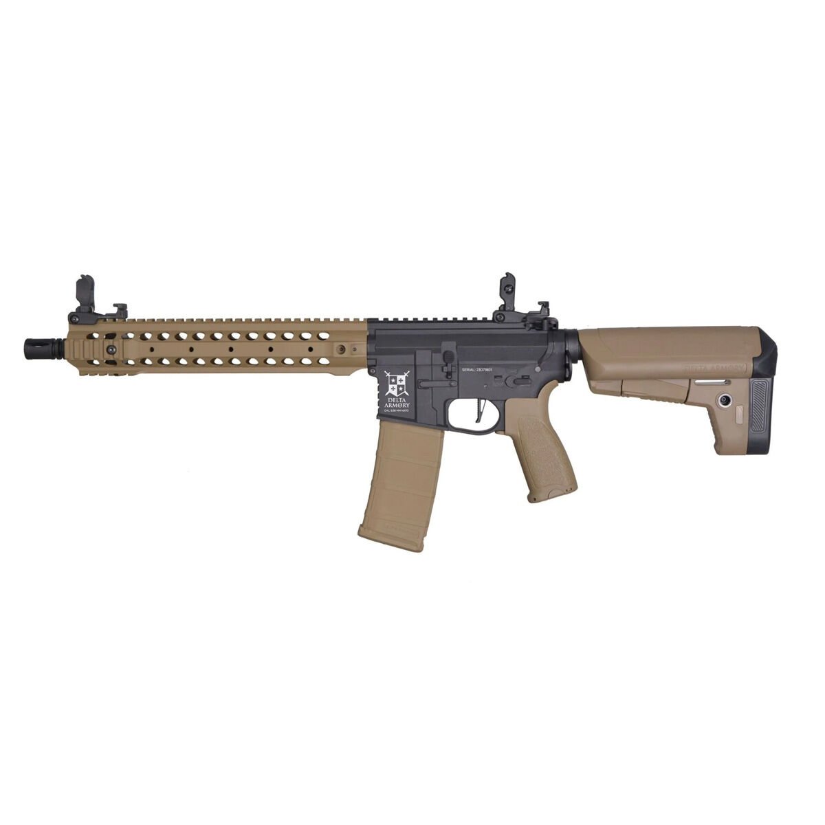 Delta Armory AR15 URX 3 12'' Bravo Airsoft Tüfek Tan - Kamp Seti