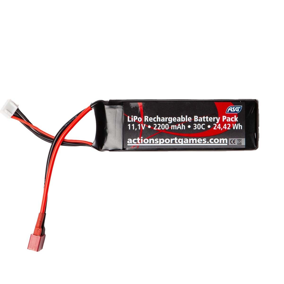 ASG 11.1V 2200 mAh 30C LiPo Pil T-Plug - Kamp Seti