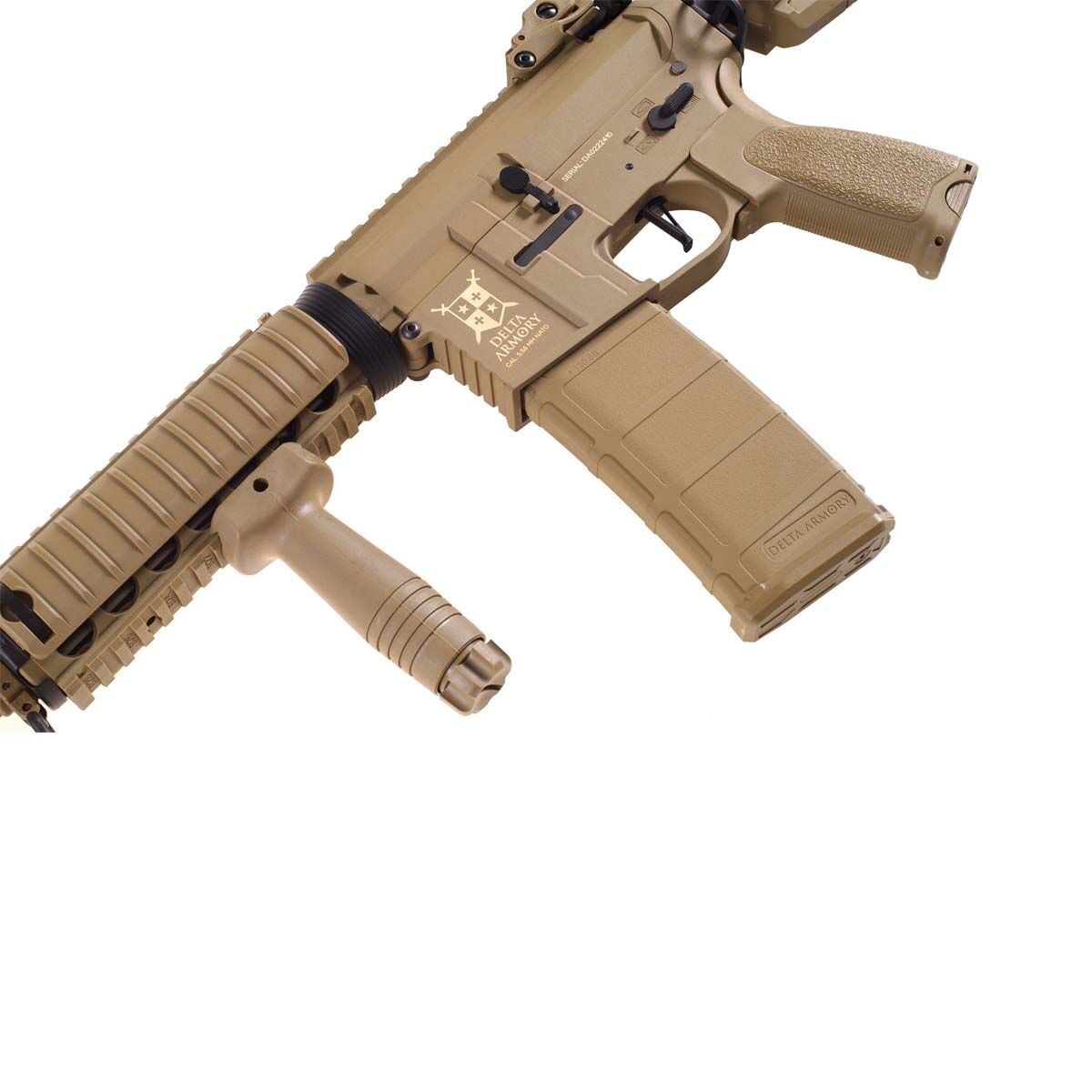 Delta Armory AR15 RIS Charlie AEG Airsoft Tüfek Tan - Kamp Seti