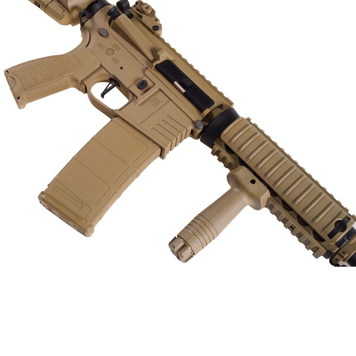 Delta Armory AR15 RIS Charlie AEG Airsoft Tüfek Tan - Kamp Seti