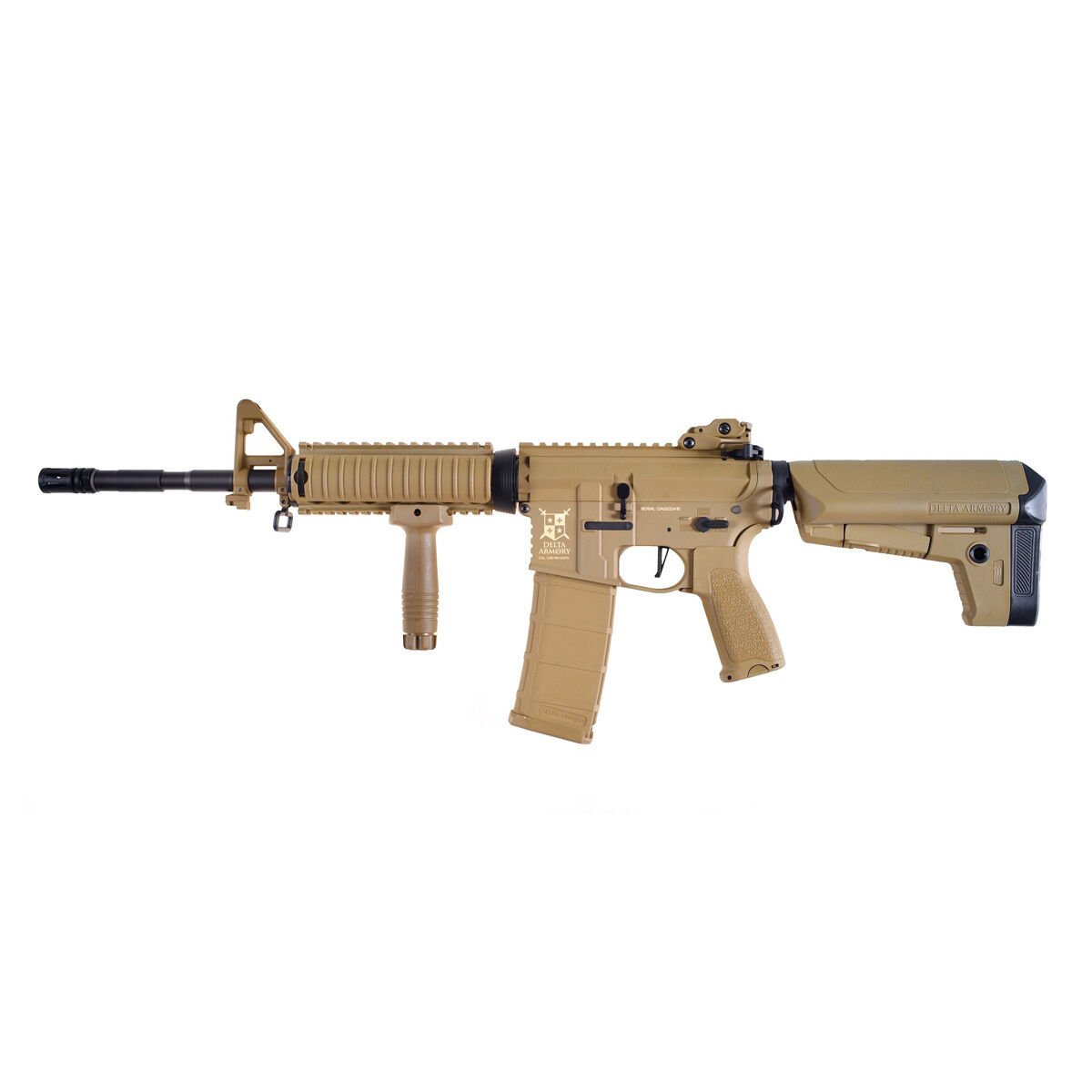 Delta Armory AR15 RIS Charlie AEG Airsoft Tüfek Tan - Kamp Seti