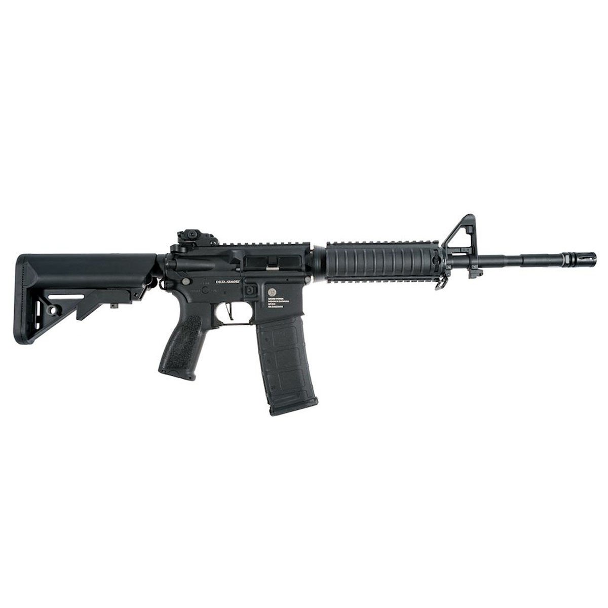 Delta Armory Grand Power M4 CQB-R Charlie Airsoft Tüfek Siyah - Kamp Seti