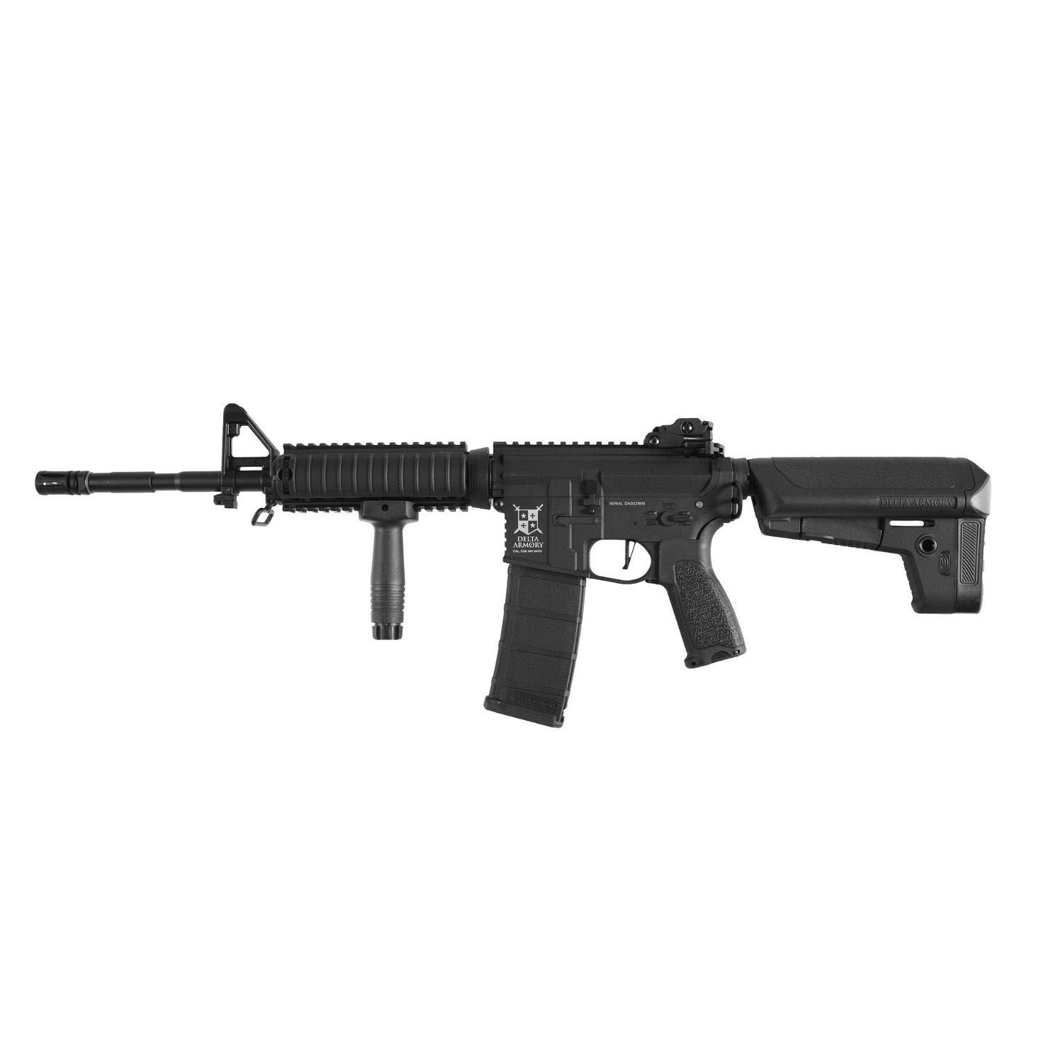 Delta Armory AR15 RIS Bravo AEG Airsoft Tüfek Siyah - Kamp Seti
