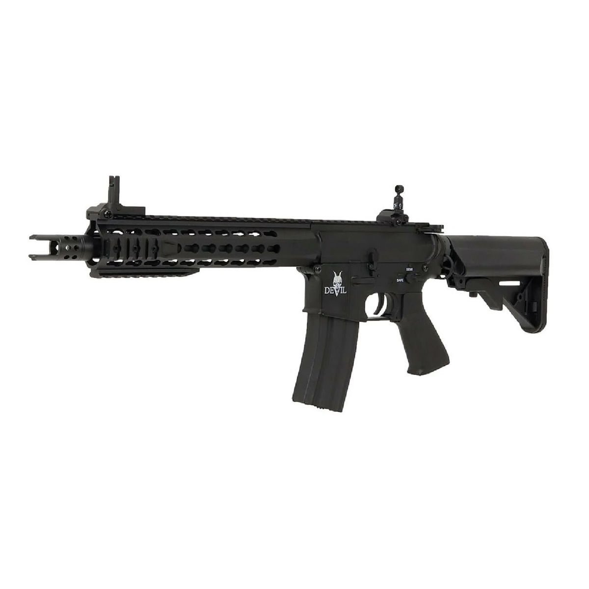 ASG M15 DEVIL Carbine 10''with Keymod Full Metal Airsoft Tüfek - Kamp Seti